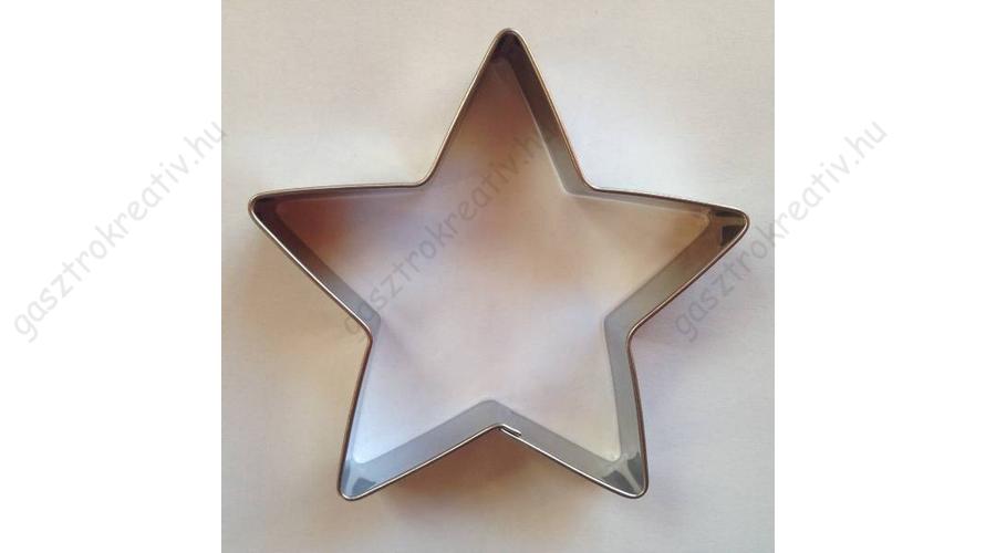 Nagy csillag sütikiszúró forma 5 ágú 11,2 x 11,2 cm - 550 féle forma ...
