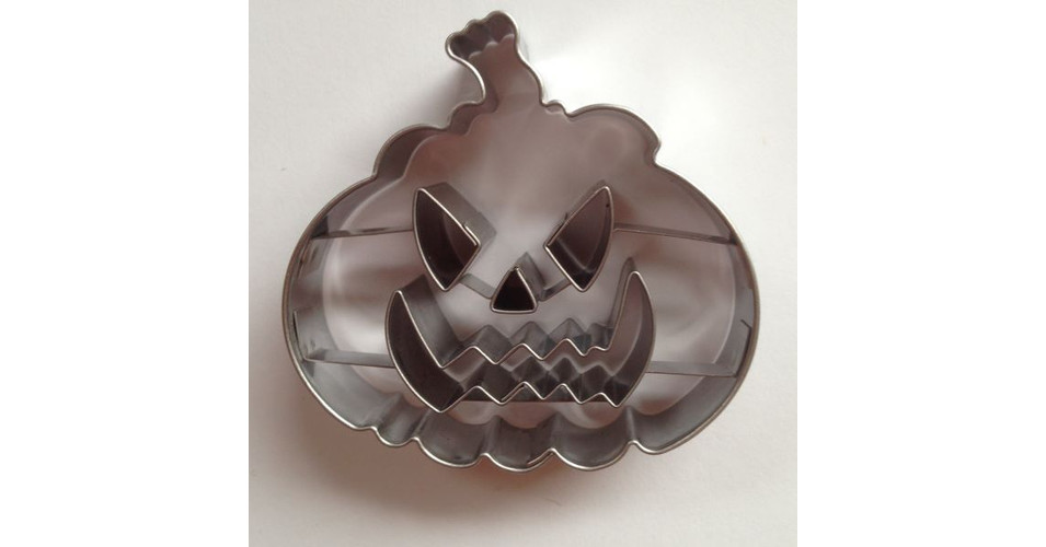 Tök linzer kiszúró Halloweenra 6 x 6 cm - linzer felső - 550 féle forma ...